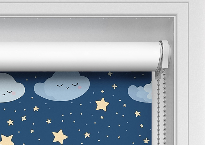 Starry Night, Blue Sighs - Twist&Fit Roller Blind | 247Blinds
